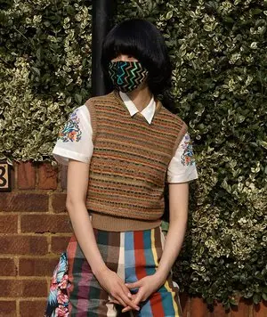 Missoni - Black Zigzag Face Mask