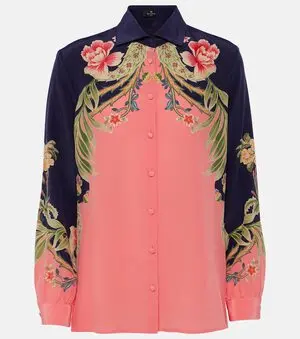 Etro Printed Silk Shirt - Multicoloured