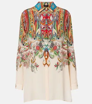 Etro Printed Silk Shirt - Multicoloured
