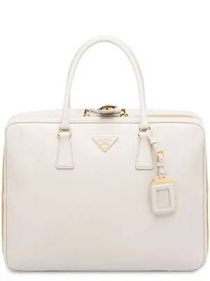 Prada Saffiano Logo Suitcase
