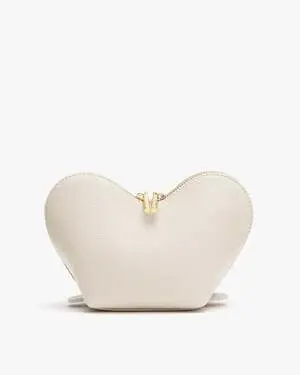 Cuyana Mini Heart Case Ecru