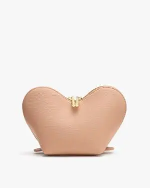 Cuyana Mini Heart Case - Nude