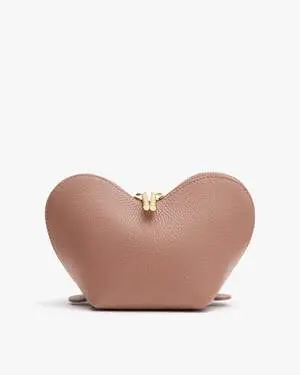Cuyana Mini Heart Case Soft Rose