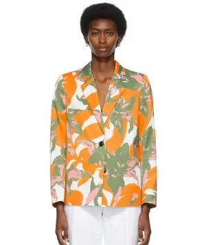 Dries Van Noten - Multicolor Floral Blazer