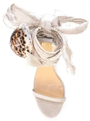 Brother Vellies Shell Aplique Sandals