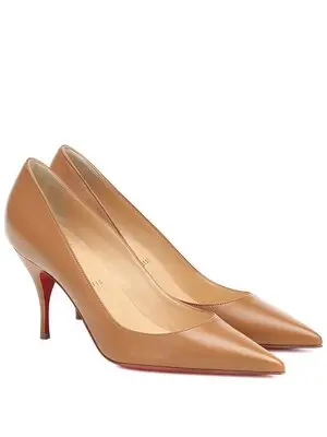 CHRISTIAN LOUBOUTIN Clare 80 Leather Pumps