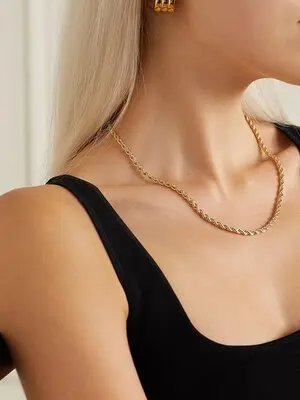 LAURA LOMBARDI Rope Gold-plated Necklace