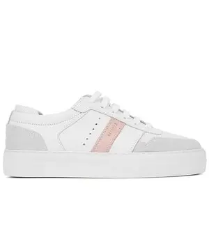 axel arigato - Panelled White Leather Sneakers