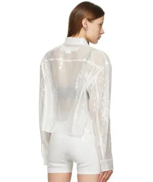Junya Watanabe - White Sequin Jacket