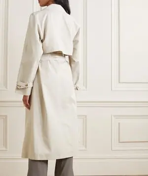 LE17SEPTEMBRE - Belted Cotton-Blend Gabardine Trench Coat