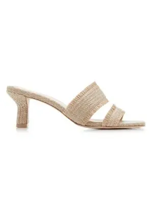 Cult Gaia Fae Raffia Sandals