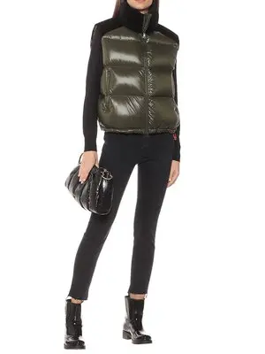 moncler - Exclusive To Mytheresa - Segal Velvet And Down Gilet