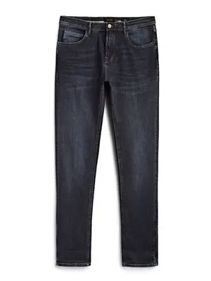 Massimo Dutti Slim Fit Stone Wash Jeans - One-color