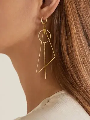 OCTAVIA ELIZABETH Whimsy 18-karat Recycled Gold Diamond Earrings