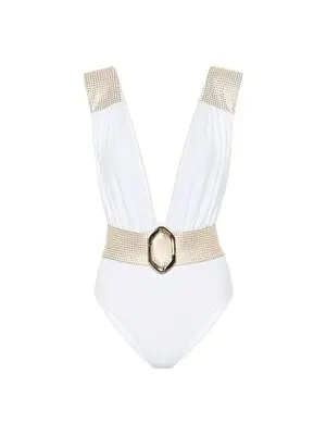 BALMAIN X MYTHERESA - Exclusive To Mytheresa – Belted Swimsuit
