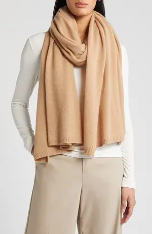 Nordstrom Cashmere Scarf Camel