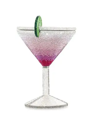 Judith Leiber Martini Cosmopolitan Crystal Clutch
