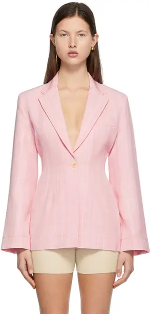 Jacquemus - Jacquemus Pink 'La Veste Novio' Blazer