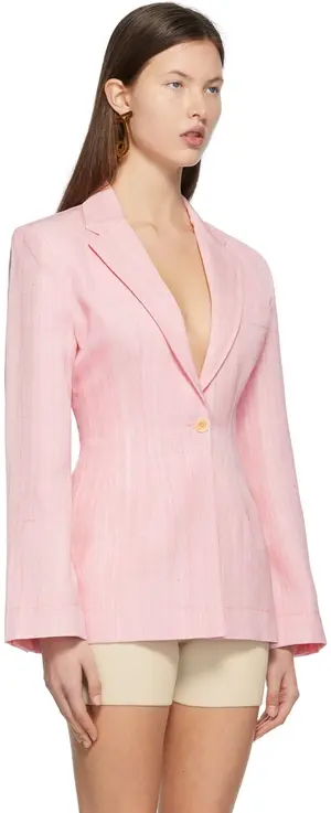 Jacquemus - Jacquemus Pink 'La Veste Novio' Blazer