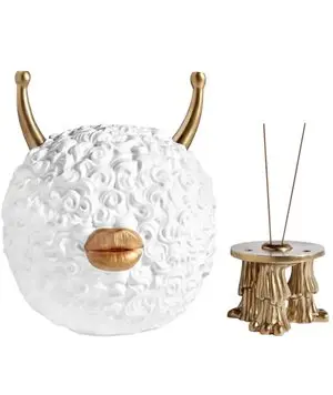 L’OBJET + HAAS BROTHERS - Monster Ball Incense Burner