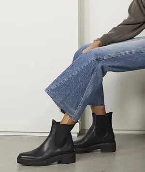 LOEFFLER RANDALL - Raquel Leather Chelsea Boots