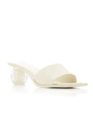 Cult Gaia Tao Pearl Leather Sandals
