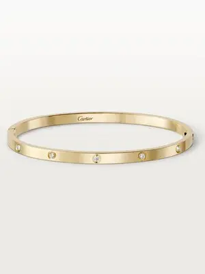 CARTIER Love Bracelet, Small Model, 10 Diamonds