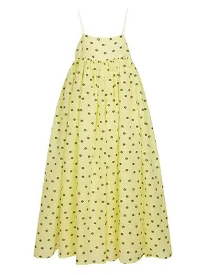 Cecilie Bahnsen Beth Floral Jacquard Midi Dress