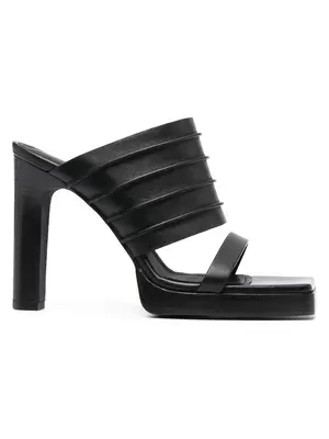 Rick Owens Open-toe Leather Mules