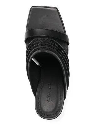 Rick Owens Open-toe Leather Mules