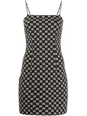 MISBHV Monogram Print Mini Dress