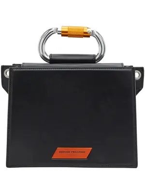 Heron Preston Black Carabiner Shoulder Bag - One-color