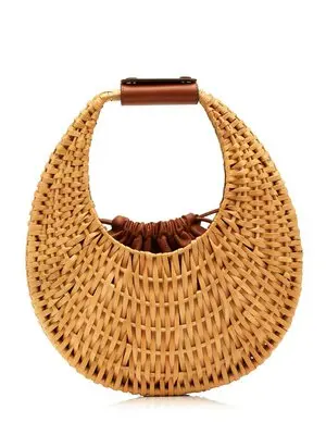 Staud Rattan Moon Shoulder Bag