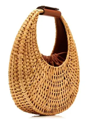 Staud Rattan Moon Shoulder Bag