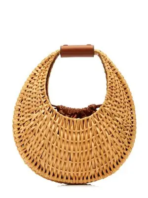 Staud Rattan Moon Shoulder Bag