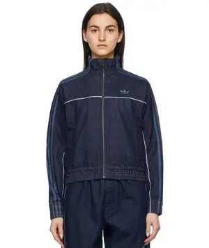 adidas originals by alexander wang - Indigo Denim Track Jacket