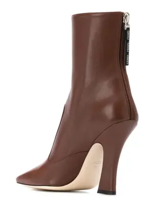 Fendi Ffredom Square Toe Ankle Boots
