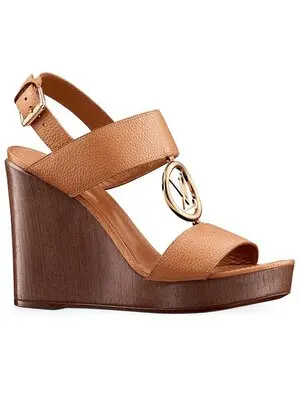 LOUIS VUITTON Vedette Wedge Sandal - One-color