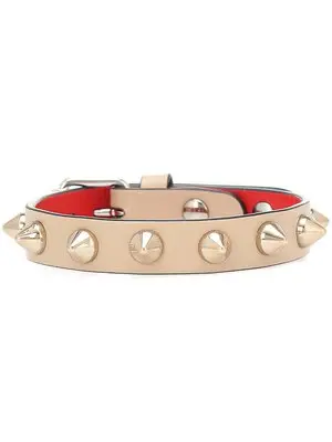 CHRISTIAN LOUBOUTIN Loubilink Studded Leather Bracelet