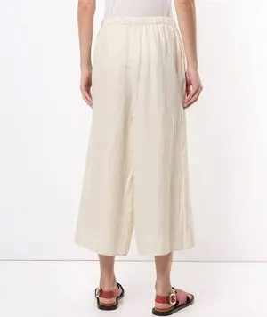 Theory - Cropped Linen Trousers