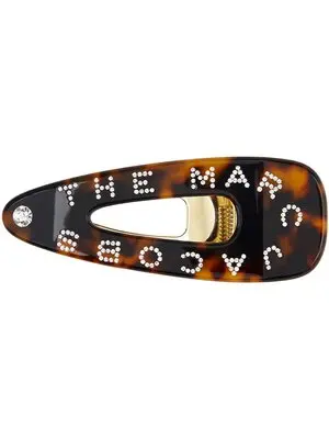 marc jacobs - Crystal Logo Tortoise-Shell Hairpin