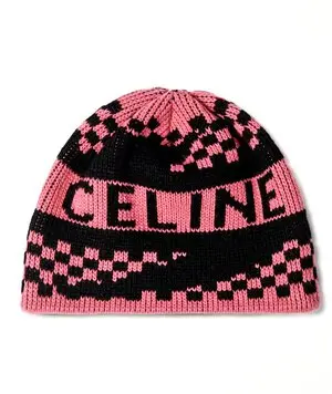 Celine Logo-jacquard Wool Beanie