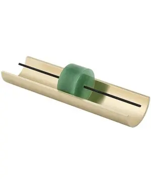 CINNAMON PROJECTS Circa Mineral Incense Burner, Aventurine - One-color