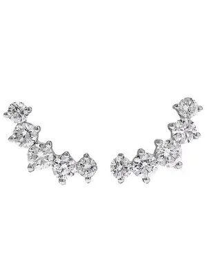 ANITA KO Arc 18-karat White Gold Diamond Earrings