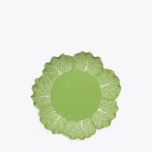 Tory Burch Lettuce Ware Round Platter - Green