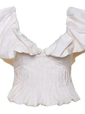 Johanna Ortiz Intellectual Femme Cotton Poplin Top