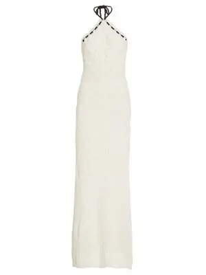 Alexis Ibada Cotton Halter Maxi Dress