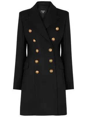 Balmain - Double-Breasted Coat