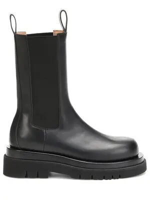 Bottega Veneta Bv Lug Leather Ankle Boots