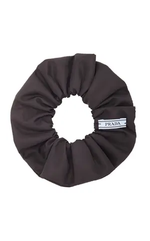 Prada - Logo-Detailed Nylon Hair Scrunchie